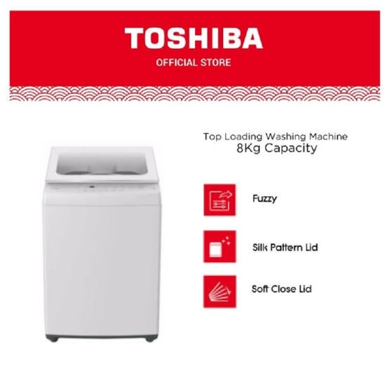Jual MESIN CUCI TOSHIBA 1 TABUNG AW-M901BN 8KG GARANSI RESMI | Shopee Indonesia