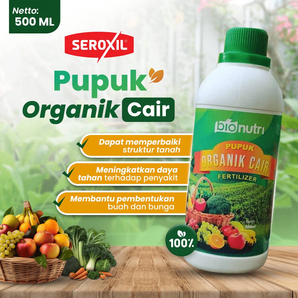Jual Seroxil Biomor POC Pupuk Organik Cair Buah Mangga Jeruk Anggur dan ...