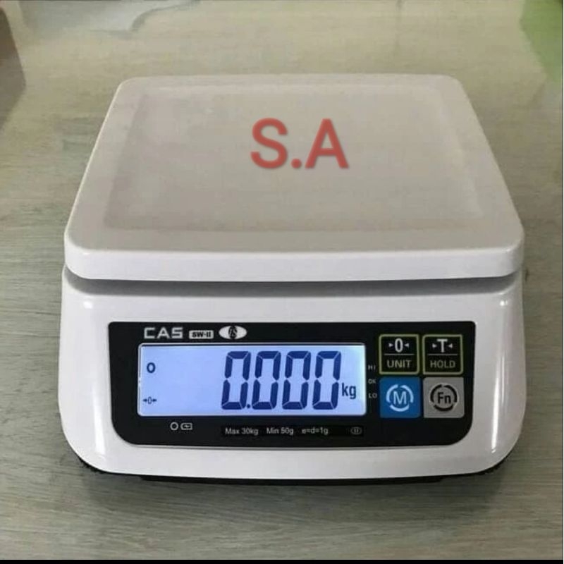 Jual timbangan meja digital CAS SW II 6kg x 0,2gr/timbangan digital 6kg x 0,2gr/timbangan ...