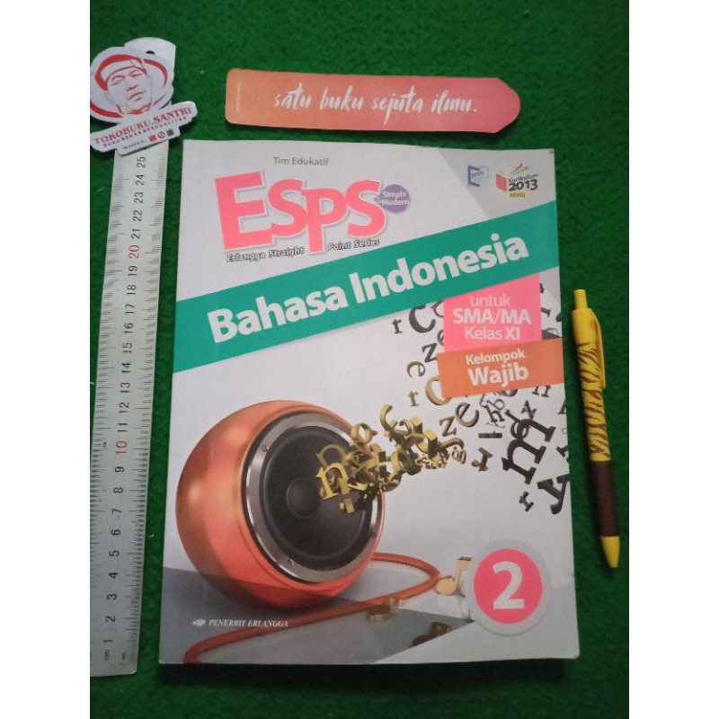 Jual Buku Esps Bahasa Indonesia untuk SMA kelas XI Wajib by Erlangga. | Shopee Indonesia