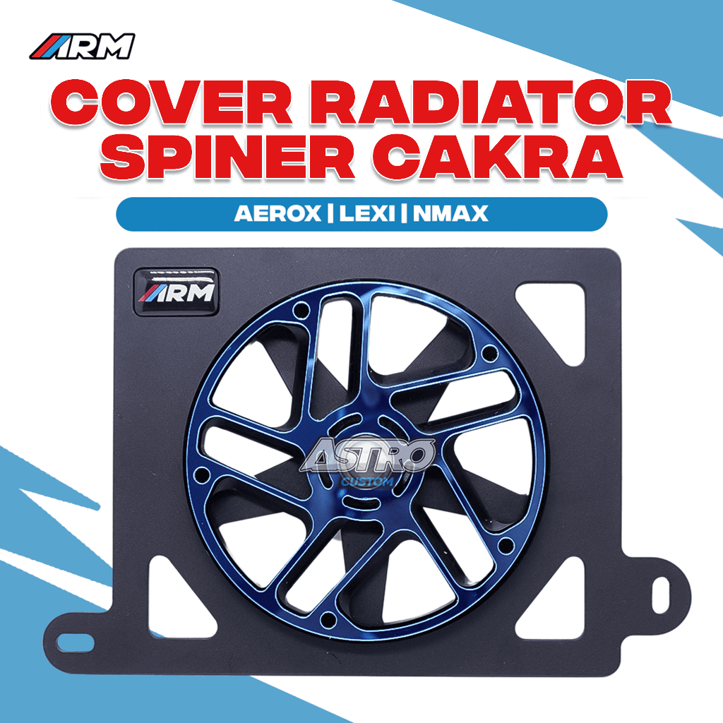 Jual Cover Radiator Spinner Arumi Cakra Nmax 155 Aerox 155 Lexi 125 3D ...