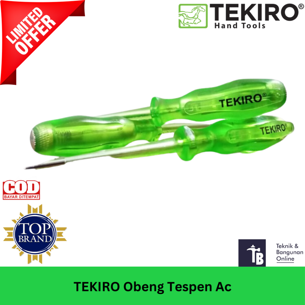 Jual Tekiro Obeng Tespen AC 105 - 250 V / Tes pen listrik AC / EL ...