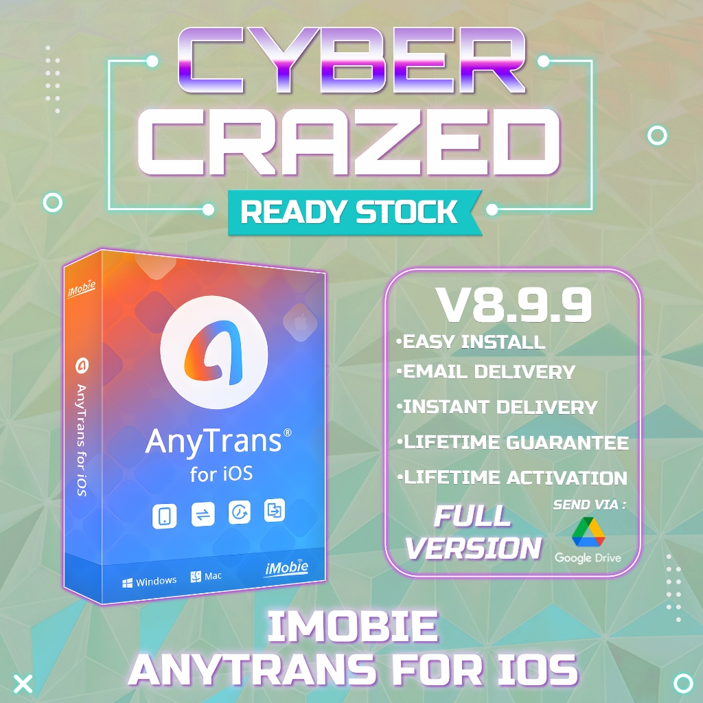 Jual (Win/Mac) iMobie AnyTrans for iOS v8.9.9.20240912 Full Version (Versi Terbaru) | Shopee ...