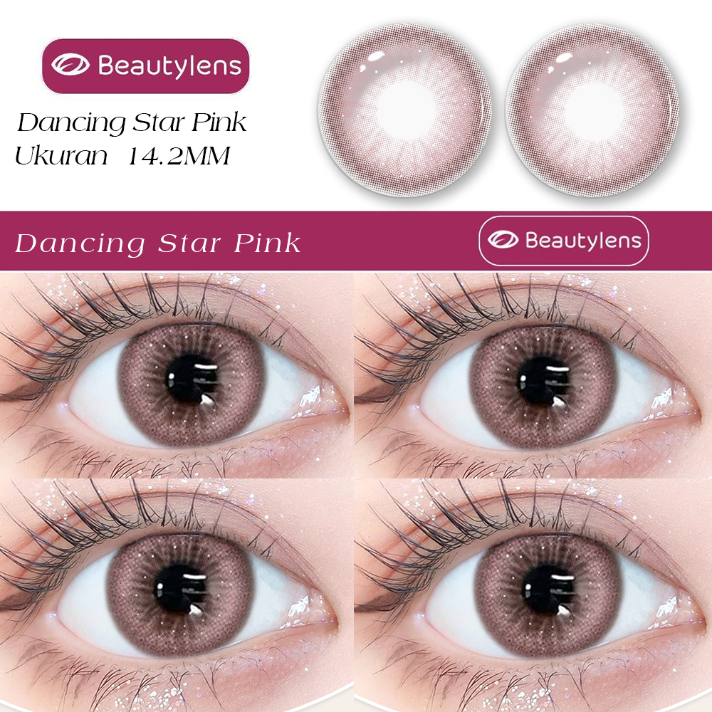 Jual Live27 Dancing Star Pink 14.5 BEAUTYLENS Softlens Hijau dan Biru ...