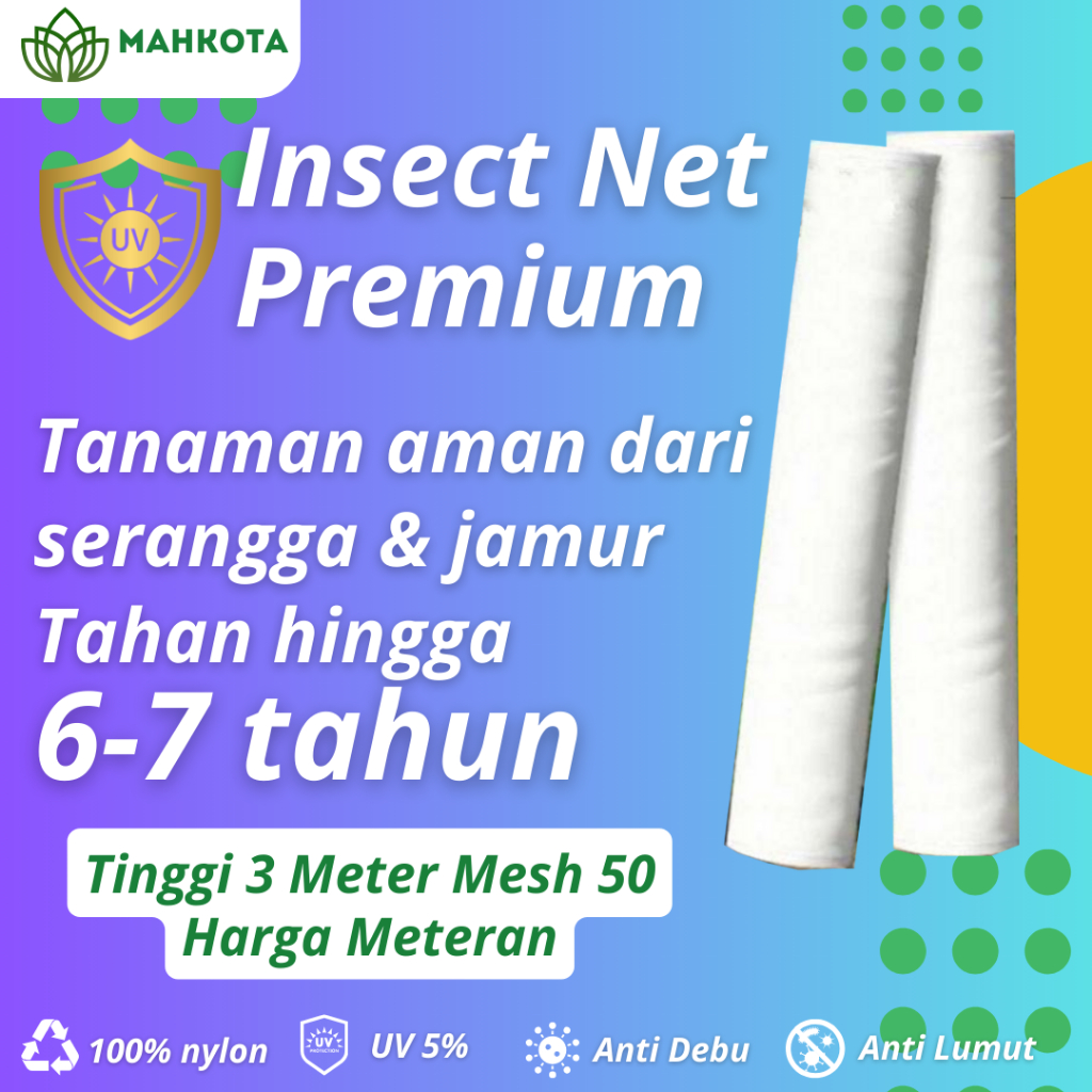 Jual Insect Net Mesh 50 Tinggi 3 Meter Eceran | Shopee Indonesia