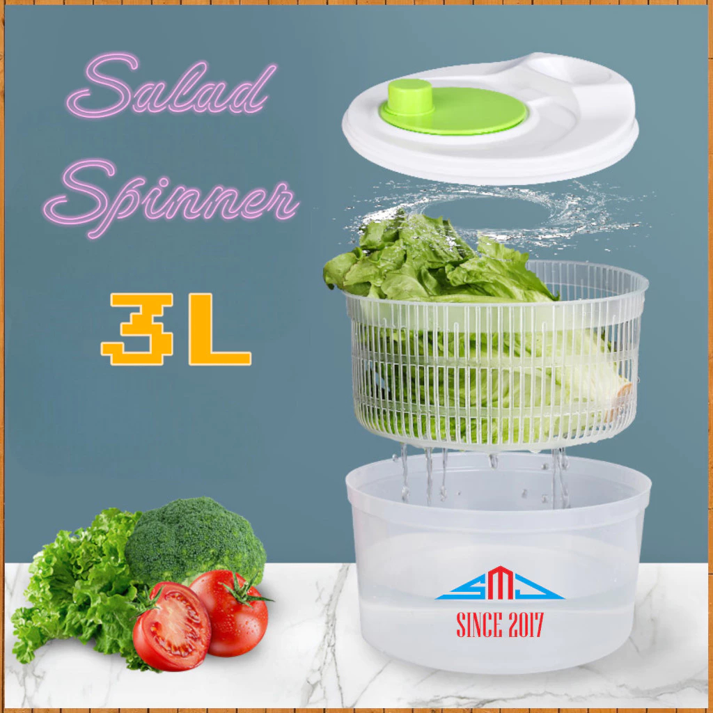 Jual Salad Spinner Pengering Sayur Putar Vegetable Drainer | Shopee ...