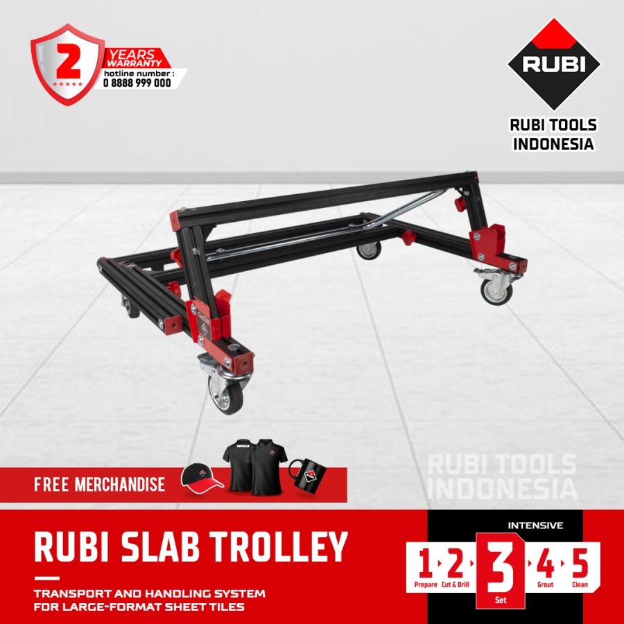 Jual RUBI SLAB TROLLEY - ALAT BANTU PEMINDAHAN SLAB MAX. 360 x 160 CM ...