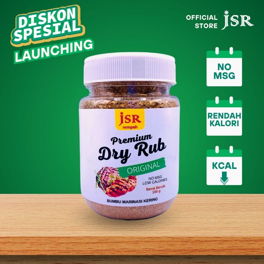 Jual JSR Rempah DRY RUB Bumbu Marinasi Rendah Kalori Bumbu Seasoning ...