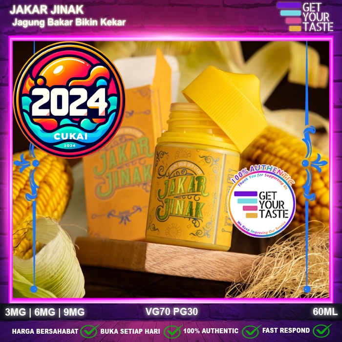 Jual Liquid Jakar Jinak 60ML Jagung Bakar Bikin Kekar by Koko Sarang ...