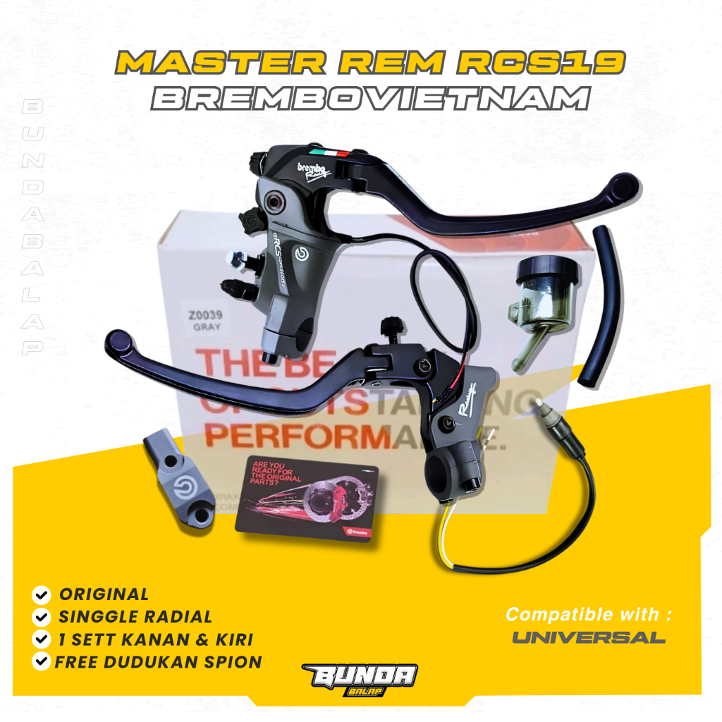 Jual Master rem brembo rcs 19 corsa corta Vietnam Original MASTER REM ...