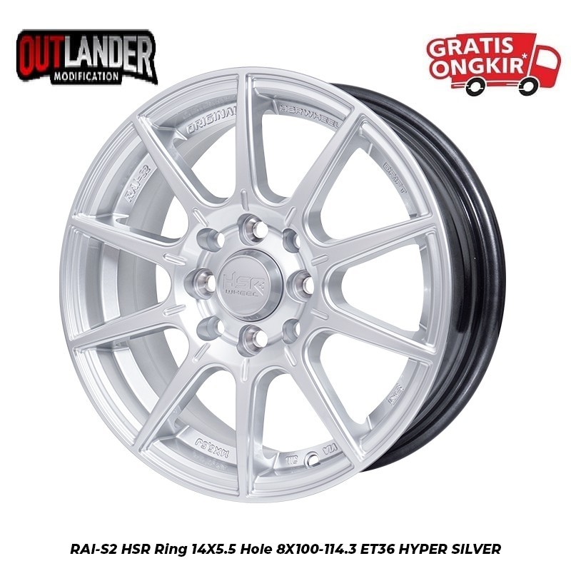 Jual Velg Mobil Ring 14 Brio Sigra Livina Soluna Corolla Pelek R14 Hsr ...