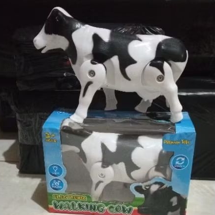 Jual Mainan sapi berjalan dan bergerak walking cow | Shopee Indonesia