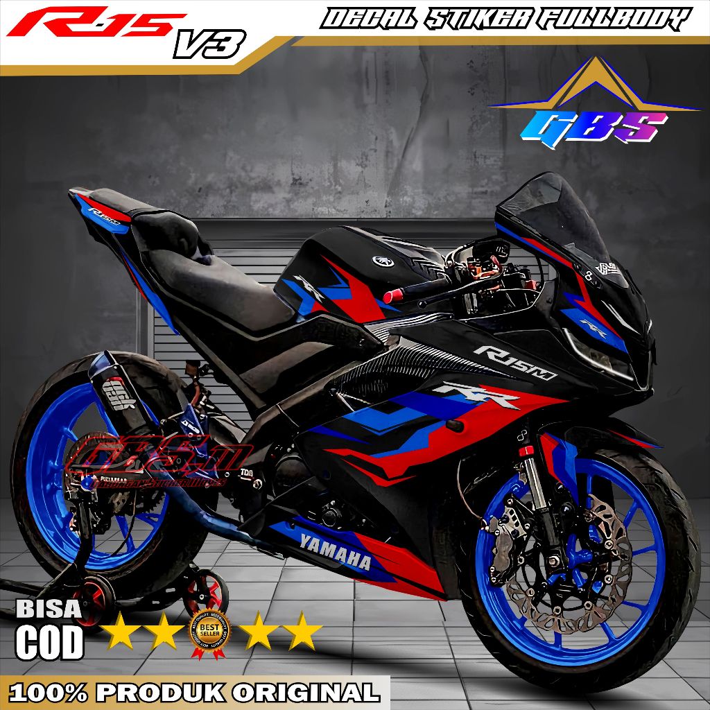 Jual Terbaru - Decal R15 V3 Fullbody Stiker R15 V3 Full Body Striping ...