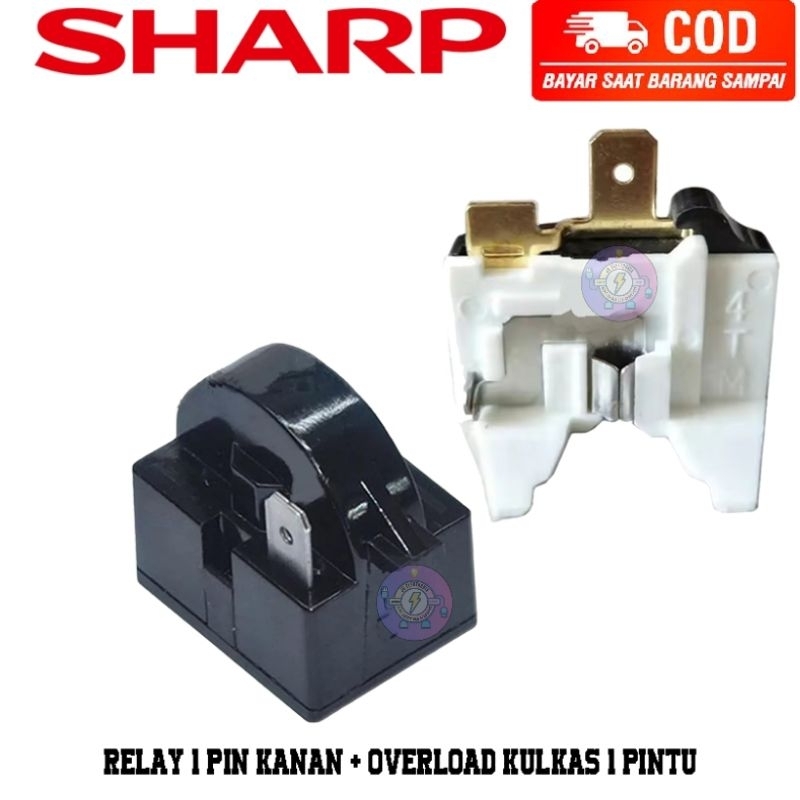 Jual Relay PTC Dan Overload Kulkas SHARP pintu 1 Original /Relay Pin 1 ... Jual Relay PTC Dan Overload Kulkas SHARP pintu 1 Original /Relay Pin 1 ...