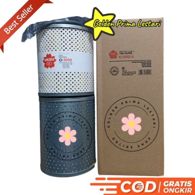 Jual Filter Oli Fuso 6D22 6D40 8DC9 O-1012-S Sakura | Shopee Indonesia