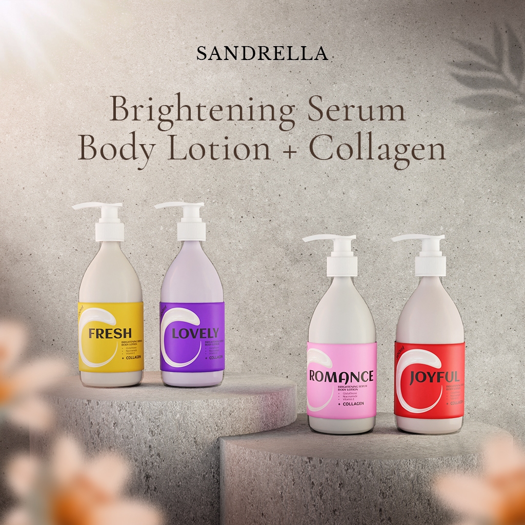 Jual SANDRELLA Brightening Serum Body Lotion + Collagen Glutathione ...