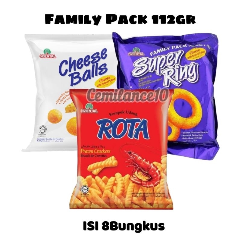 Jual ORIENTAL CHEESE BALL FAMILY PACK ISI 8PCS ROTA KERUPUK UDANG 112GR ...