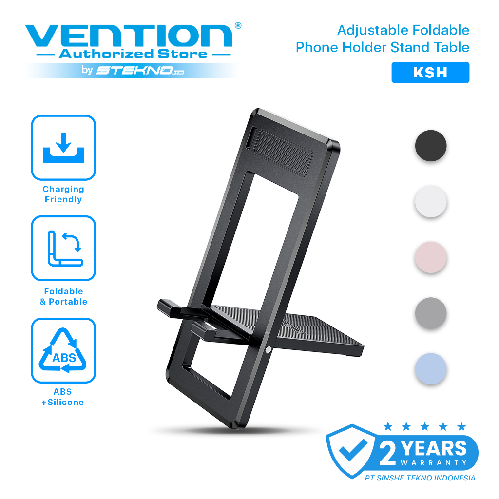 Jual Vention Portable Phone Stand Holder Lipat HP Plastic ABS Type ...