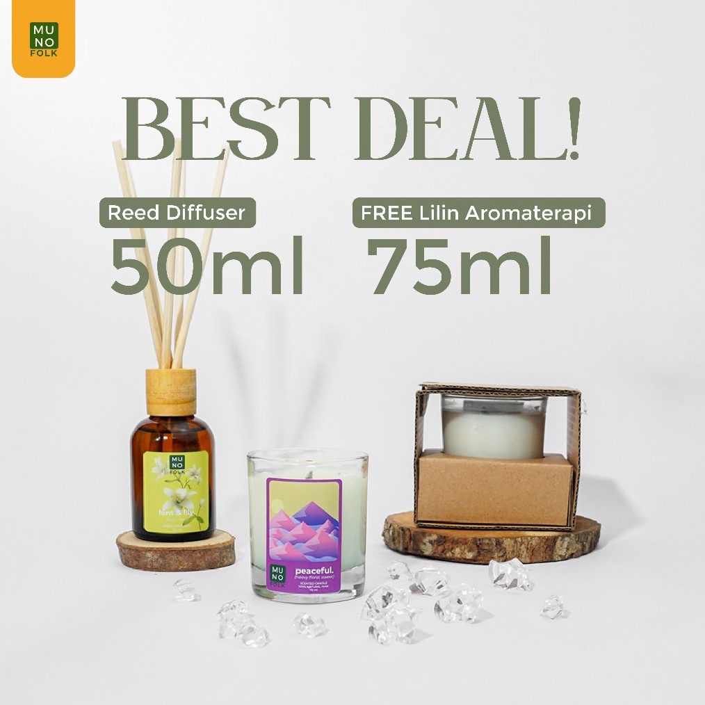 Jual Harga Terbaik Hari Ini Reed Diffuser 5ml FREE Lilin Aromaterapi ...