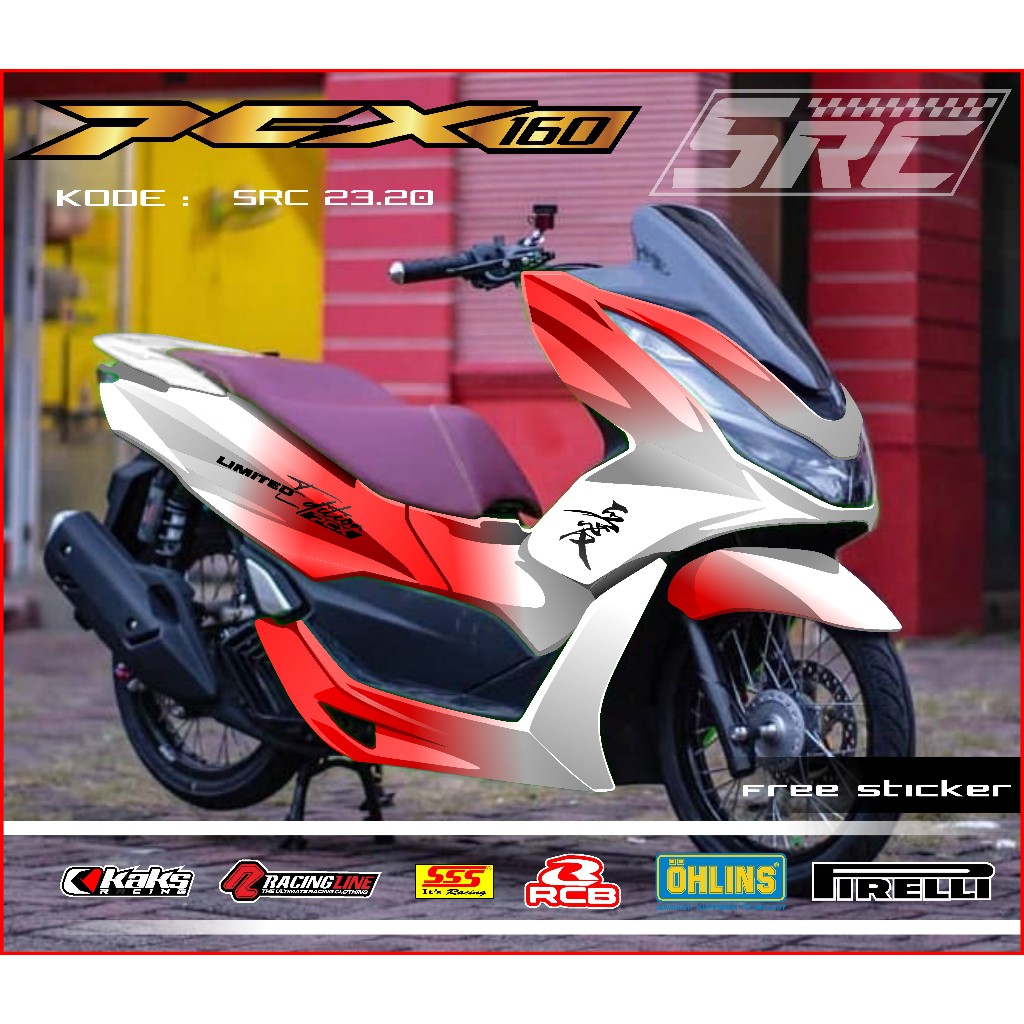 Jual COD Sticker Decal Full Body Honda Pcx Cbs Abs 160 Tahun 2021 2022 ...
