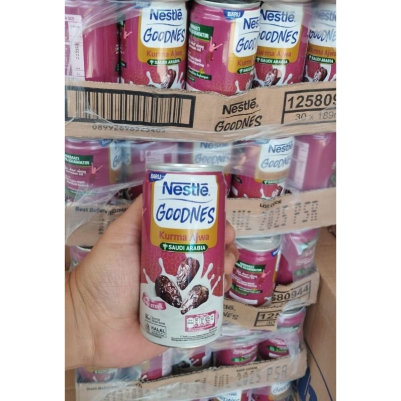 Jual Nestle Goodness Kurma Ajwa Saudi Arabia 189mL | Shopee Indonesia