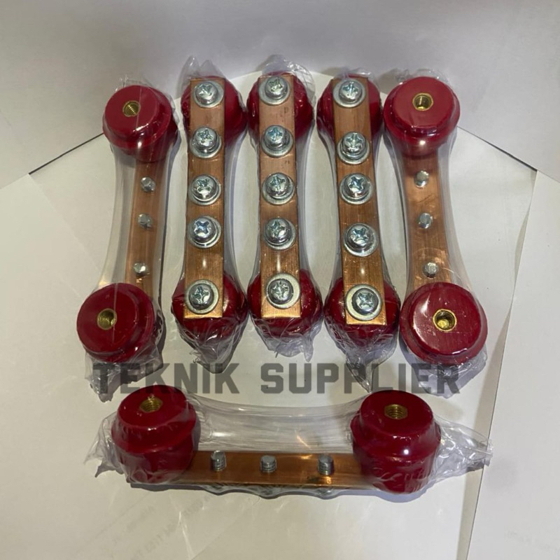 Jual busbar tembaga 2mm x 15mm x 110mm - tembaga grounding 2mm / busbar ...