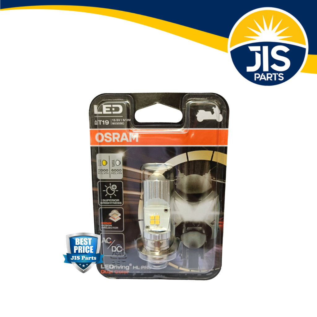 Jual OSRAM LED T19 PRO LASER 2 WARNA SOKET H6 BEBEK DAN MATIC | Shopee Indonesia