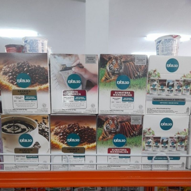 Jual KOPI EXCELSO 100g ( isi 10 sachet) | Shopee Indonesia