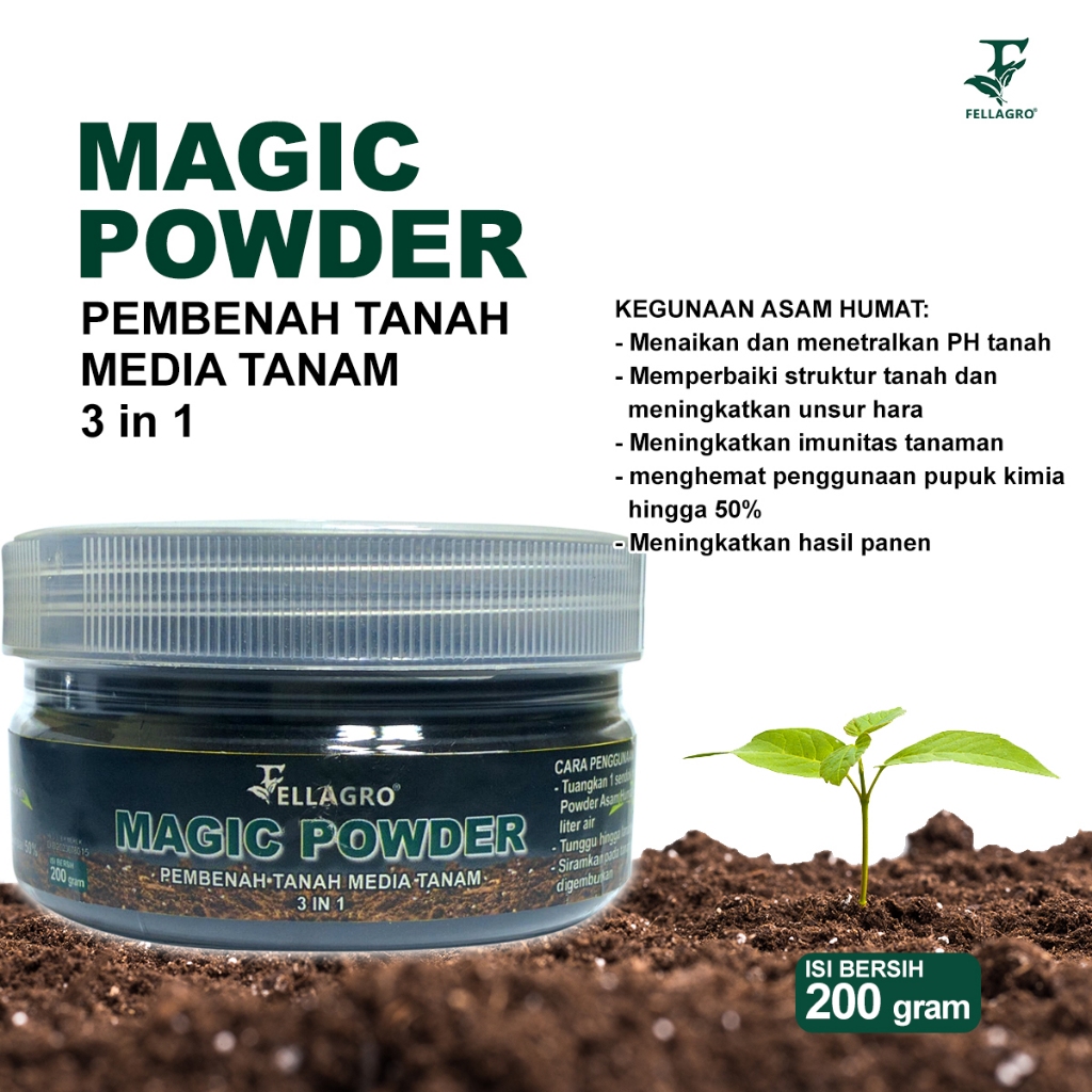 Jual FELLAGRO MAGIC POWDER PEMBENAH MEDIA TANAM PENYUBUR DAUN DAN ...