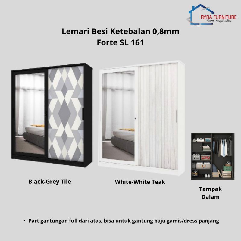 Jual ACTIV - FORTE SL 161 - LEMARI PAKAIAN BESI / LEMARI BESI KETEBALAN ...