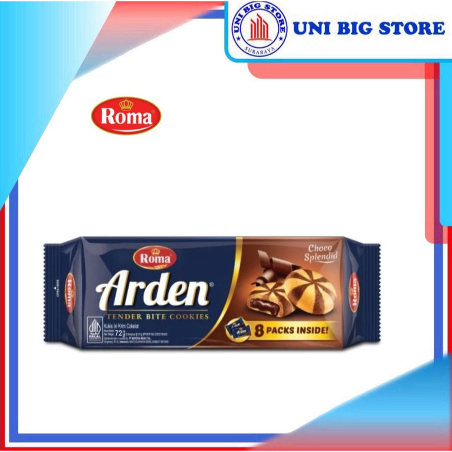 Jual Roma Arden Choco Splendid Tender Bite Cookies 72 gr Kukis Krim ...