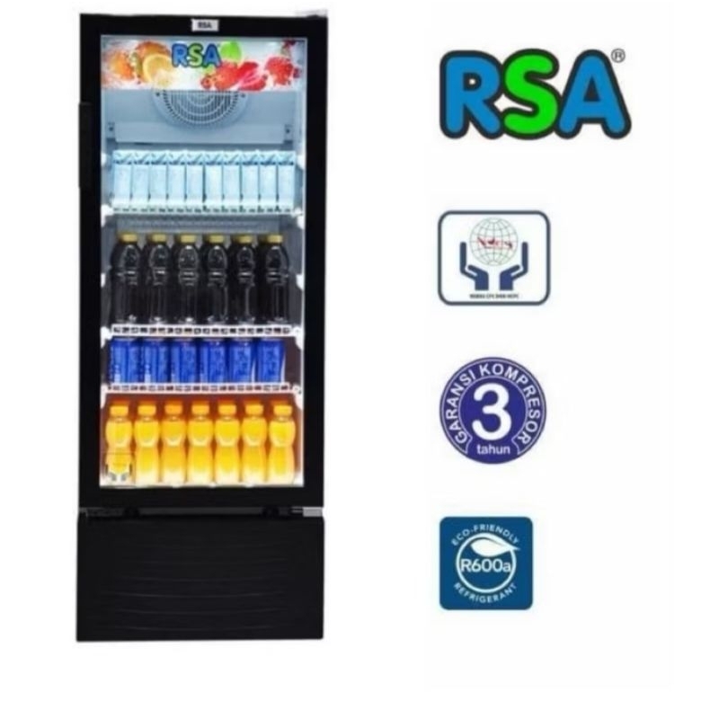 Jual SHOWCASE RSA 3 RAK AGATE 200 192LITER SHOWCASE 3 RAK | Shopee ...