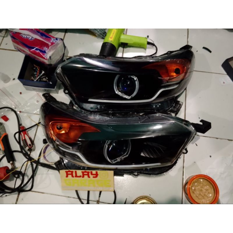 Jual headlamp brio facelift custom | Shopee Indonesia