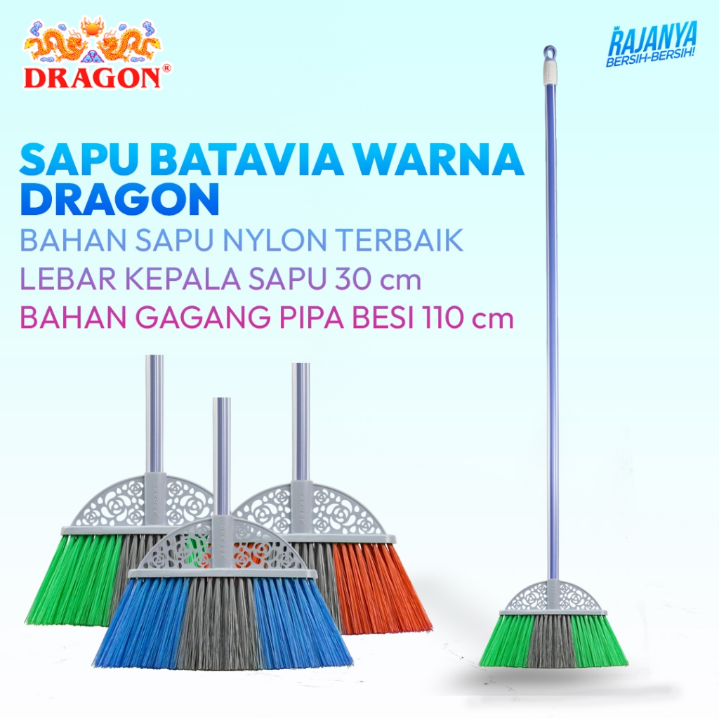 Jual Sapu Nilon BATAVIA / Sapu Lantai / Sapu Murah Dragon | Shopee ...
