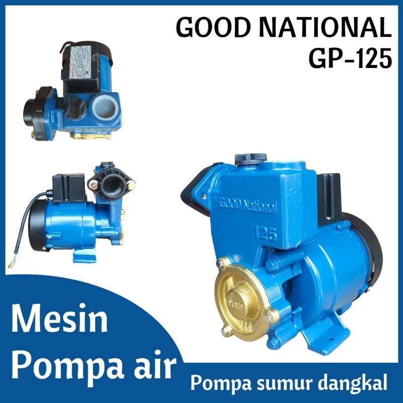 Jual Mesin pompa air sumur dangkal kolam ikan Good National GP-125 | Shopee Indonesia