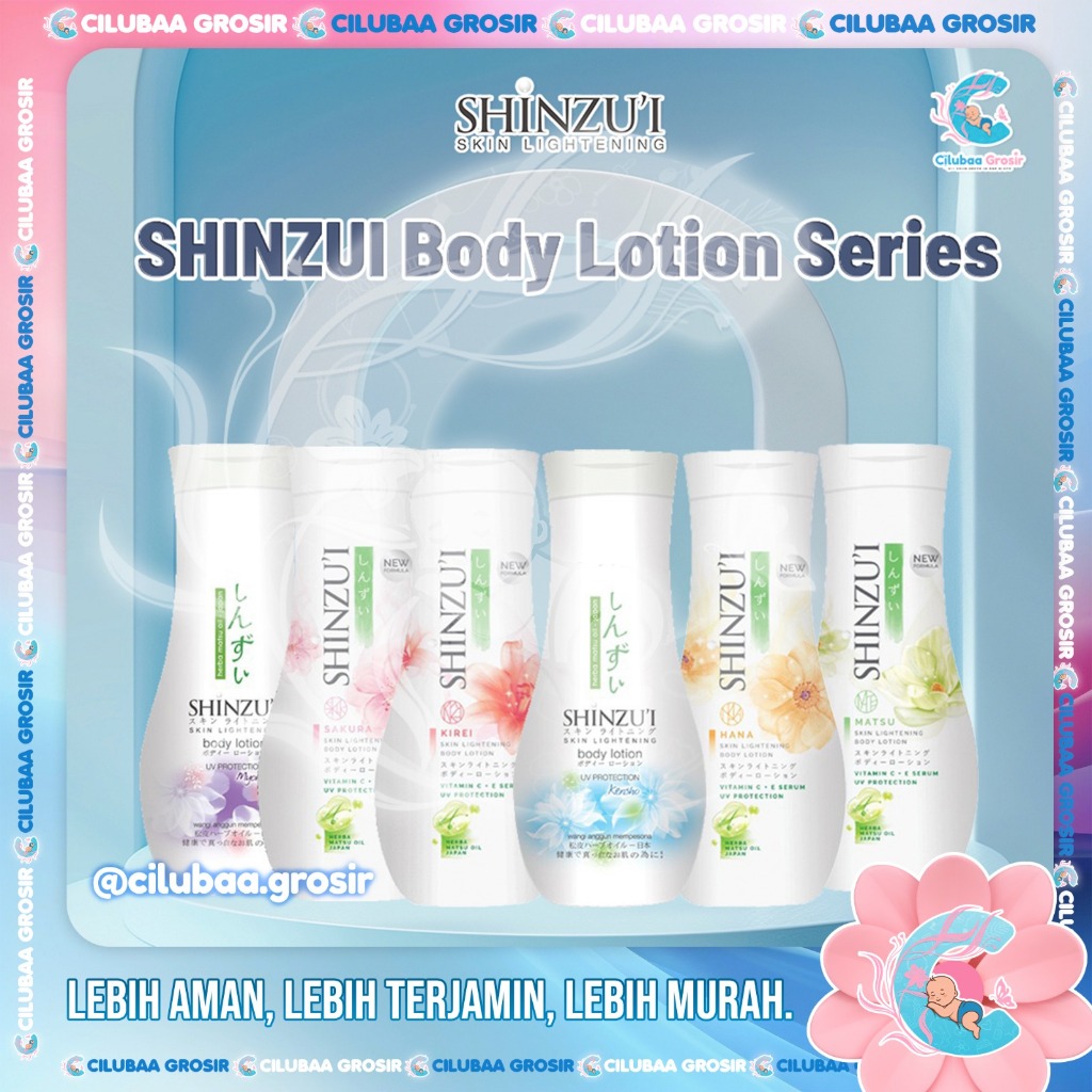 Jual SHINZUI Body Lotion UV Protection 100mL 210mL || Shinzu'i Pelembab ...