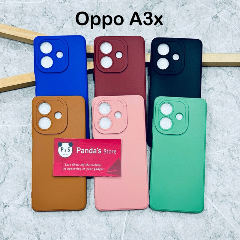 Jual Softcase Pro Camera Oppo A3x Candy Case Full Color 3D Silikon TPU ...