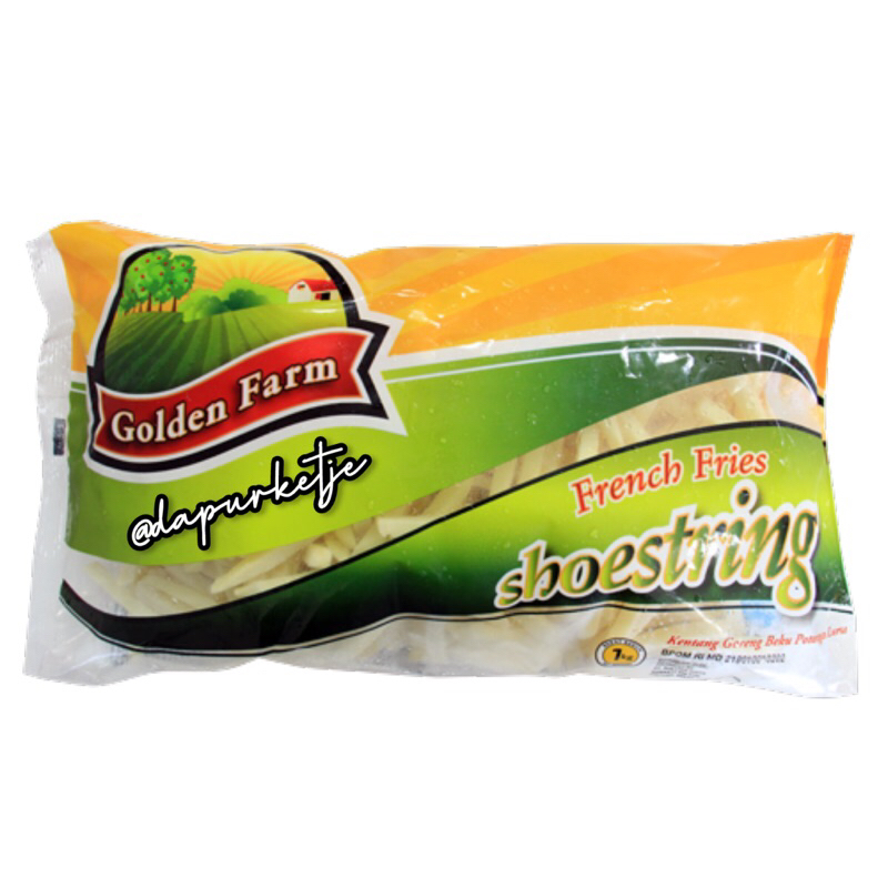 Jual GOLDENFARM SHOESTRING FRENCH FRIES 1KG / KENTANG GORENG ...