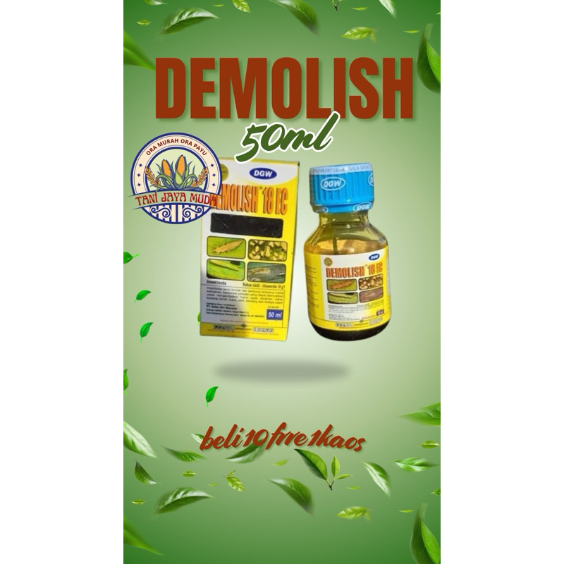 Jual Demolish 18 EC 50ml. merupakan insektisida sistemik racun kontak ...