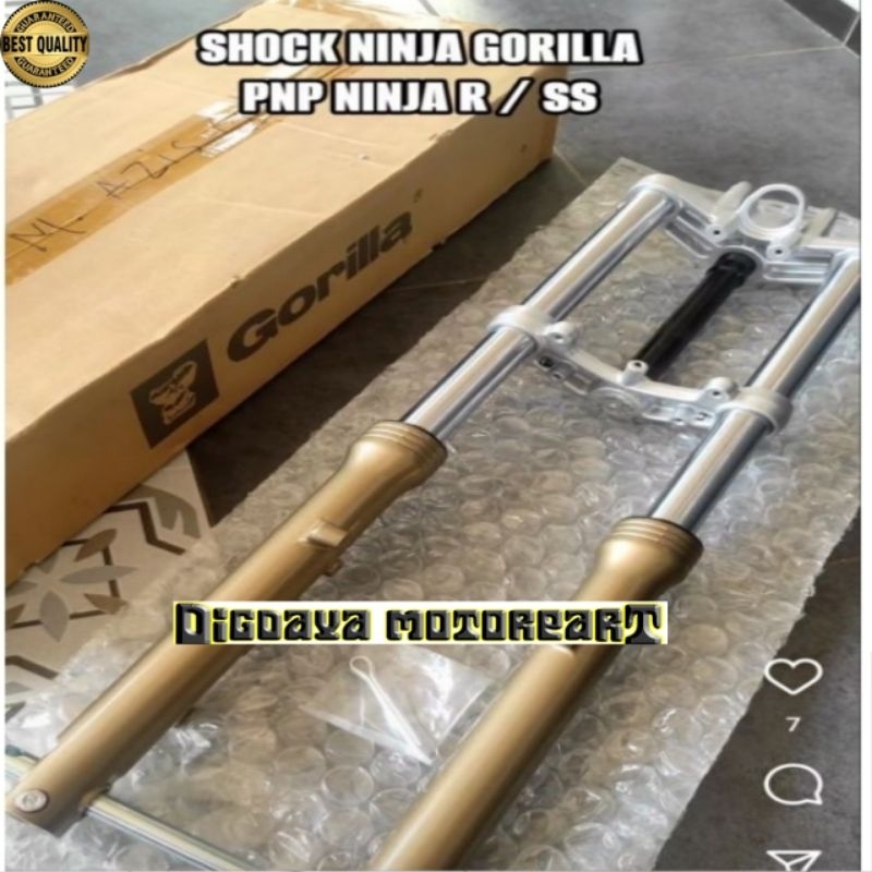 Jual skok depan ninja gorila shokbreaker depan ninja r rr import gorila ...