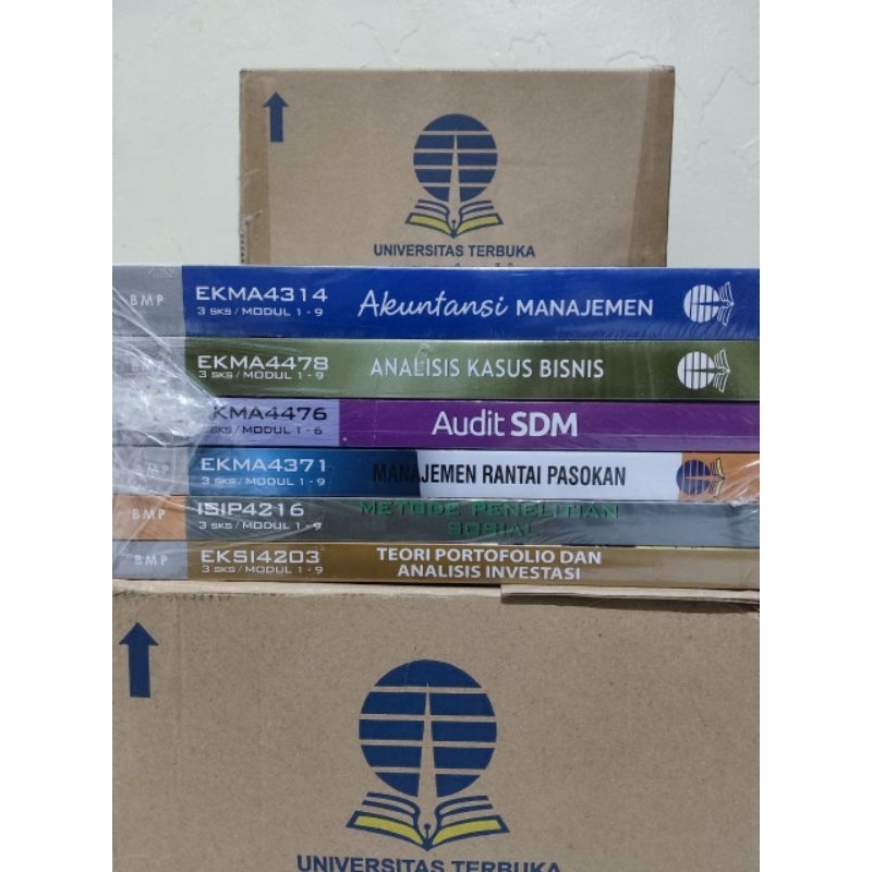 Jual Buku Modul Universitas Terbuka Semester 6 Lengkap Termurah - Buku Universitas Terbuka (UT ...