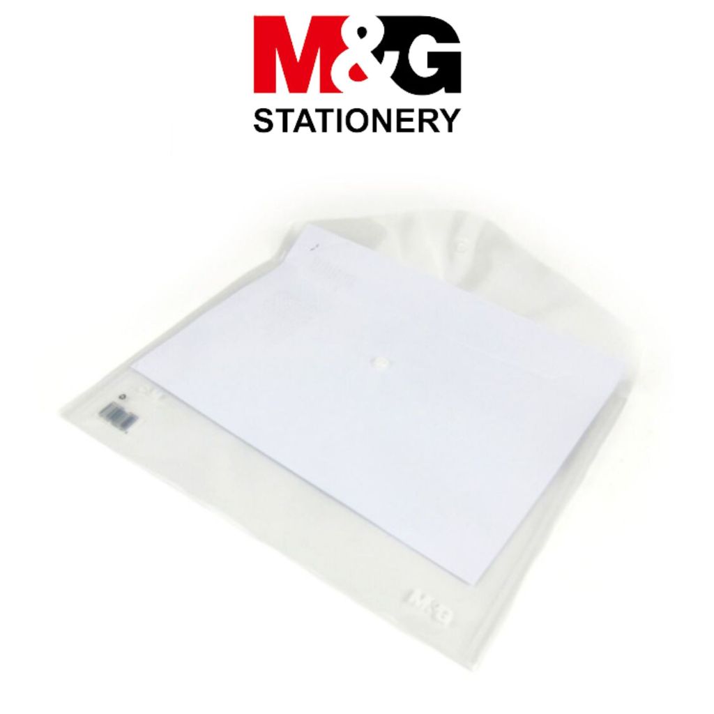 Jual Map Dokumen Kancing M&G Transparan Ukuran A4 ADM929HR Dokumen Bag ...