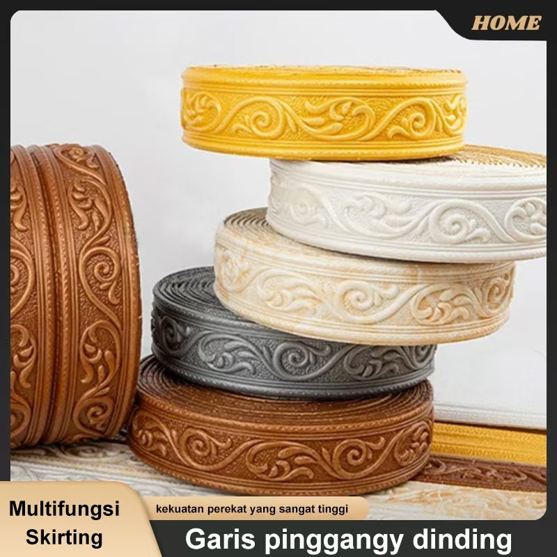 Jual Wallpaper Dinding Wall Border List 3d Foam Stiker（230cm*5cm） List ...