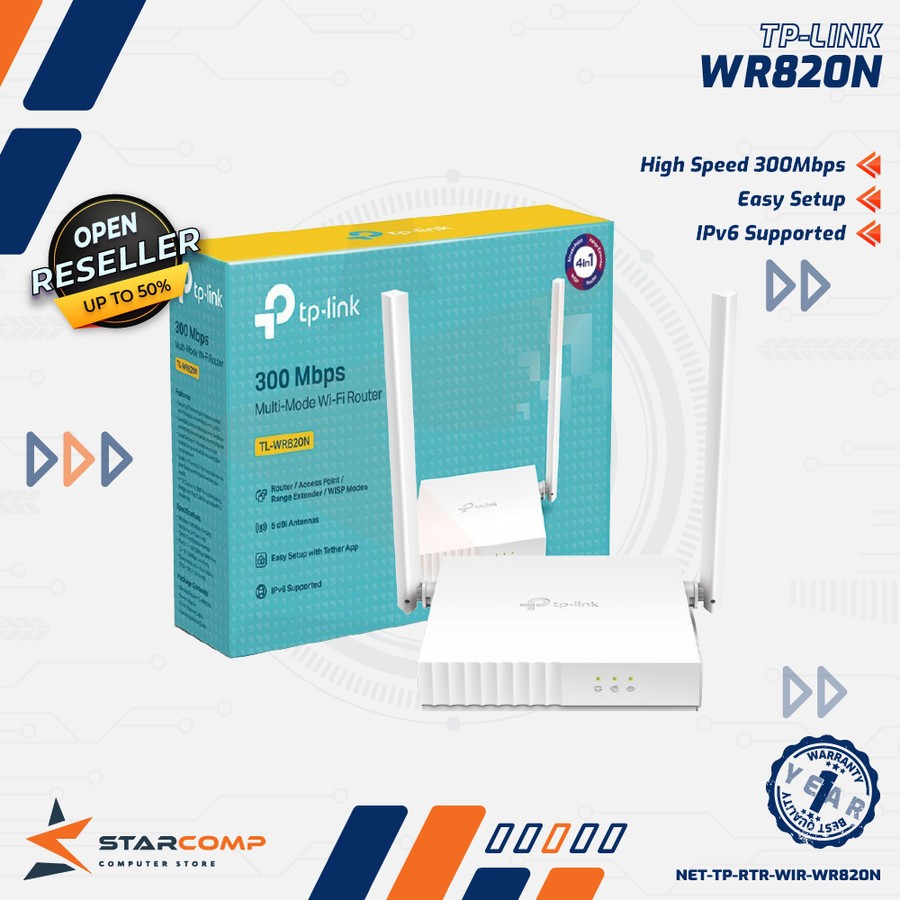 Jual TP-LINK TL-WR820N 300Mbps Wireless N Router tplink wr820 TL WR820N ...