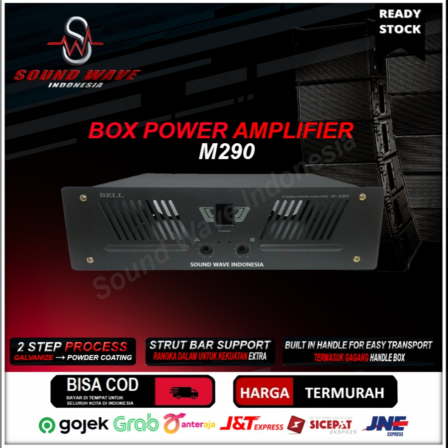 Jual BOX POWER AMPLIFIER BELL M290 | Shopee Indonesia