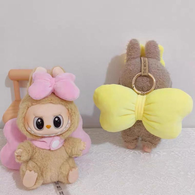 Jual [ Stellar Official 2 ] Aksesoris boneka Labubu ribbon macaron 15cm ...