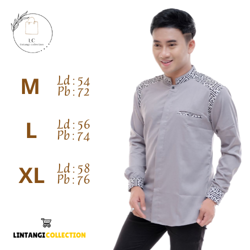 Jual KOKO MOTIF ARASIO BATIK LENGAN PANJANG KEKINIAN | Shopee Indonesia