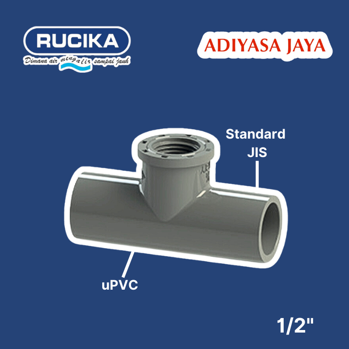 Jual Faucet Tee AW 1/2 (Rucika) / TDD (Tee Drat Dalam) | Shopee Indonesia