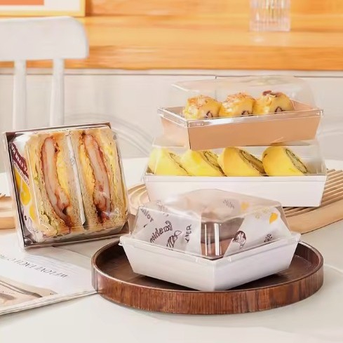 Jual Paper Kraft Blister Box Mika H1212 Kue Cake Tart Roti Brownies ...