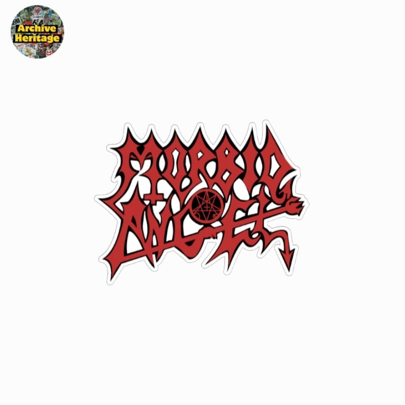 Jual sticker Morbid Angel logo band death metal diecut stiker | Shopee ...